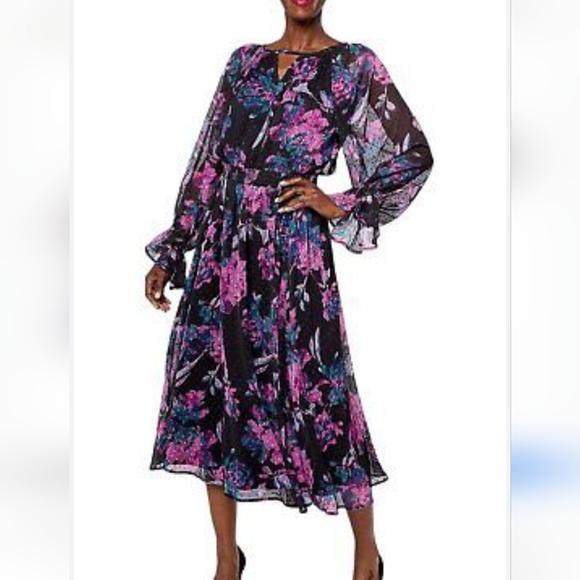 Destination 365 | Dresses | Destination 365 Chiffon Floral Maxi Dress X ...